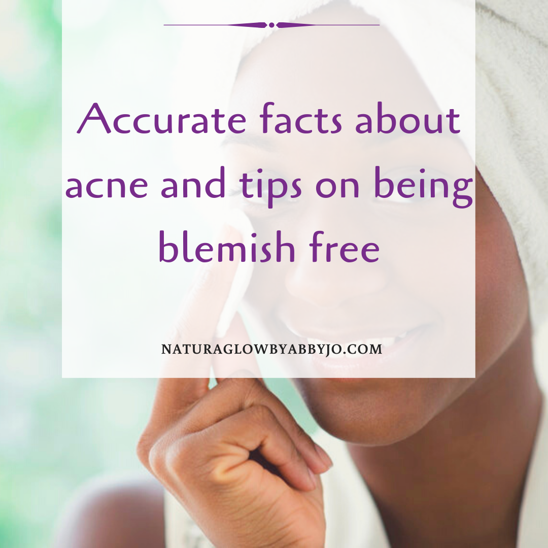 Accurate Facts about Acne and Tips on being Blemish Free - NaturaGlow Blog